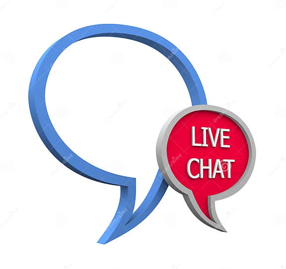 Live chat stock illustration. Illustration of chatting - 25841537