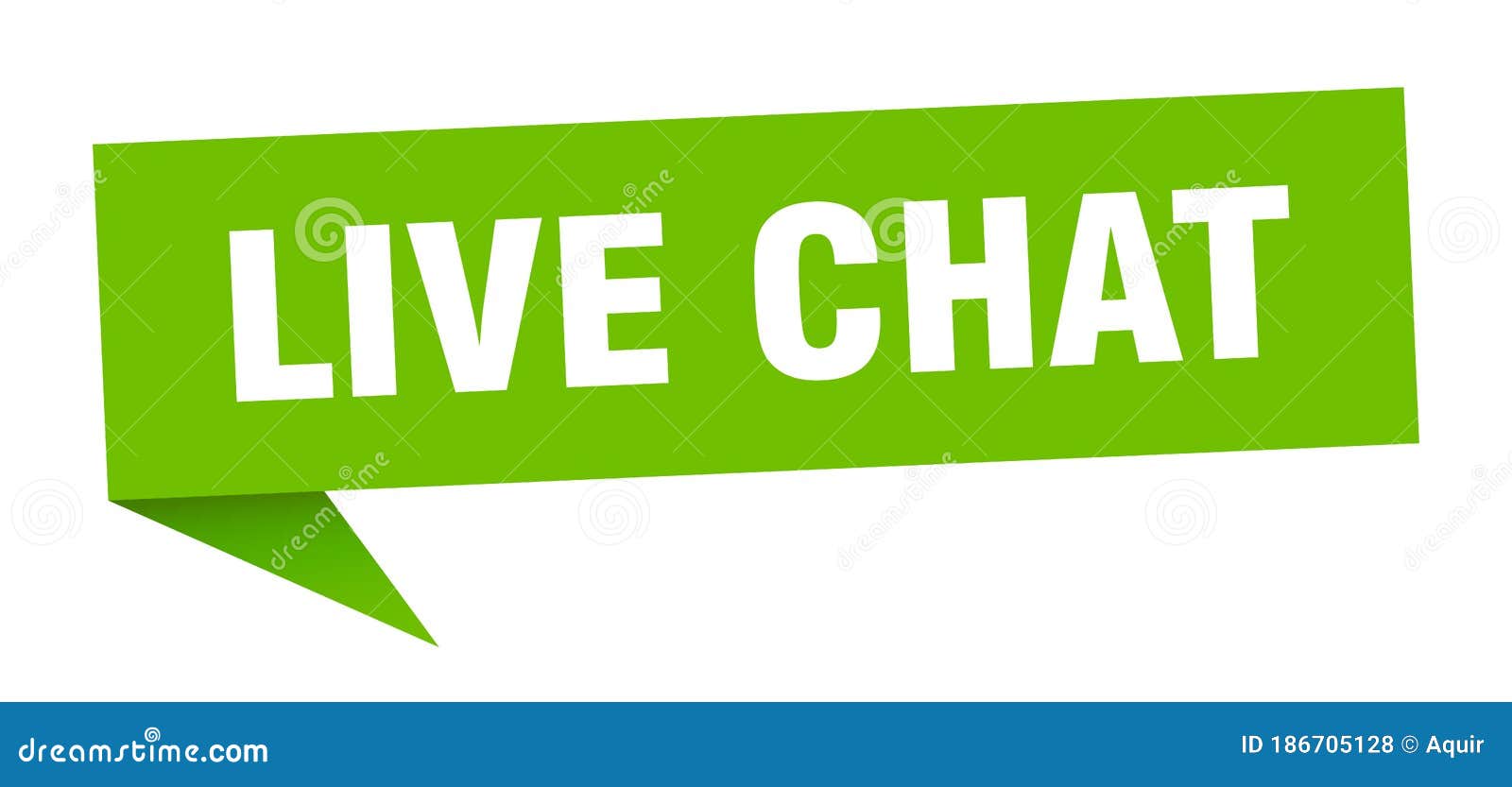 Live Chat Banner. Live Chat Speech Bubble Stock Vector - Illustration ...