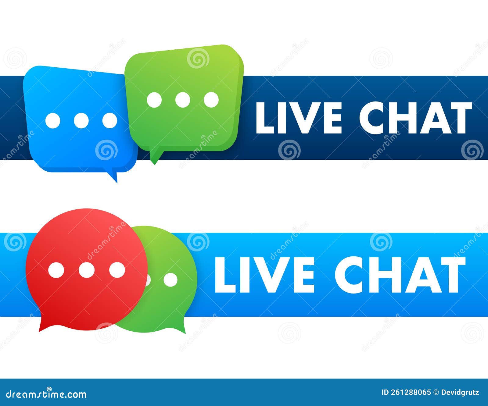 Live Chat. Support Service. Live Communication. Vector Stock ...