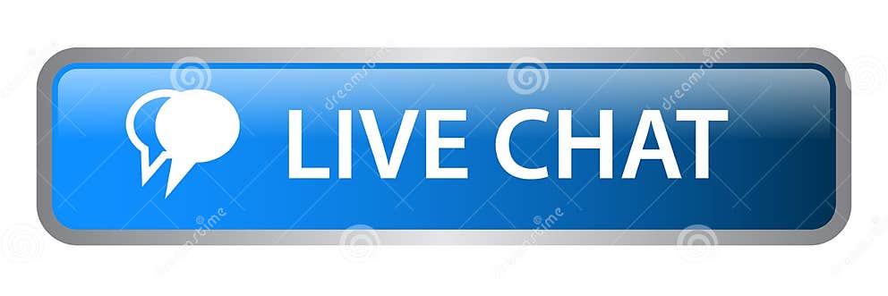Live chat web button stock illustration. Illustration of black - 119491983
