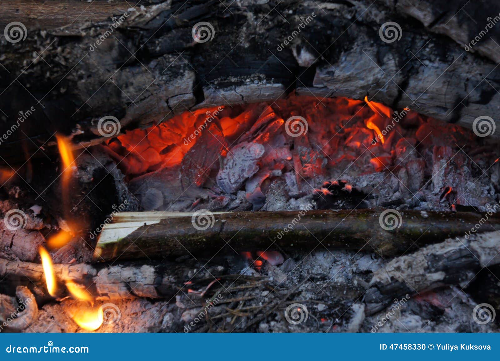 Live coals stock photo. Image of dark, energy, cinder - 47458330
