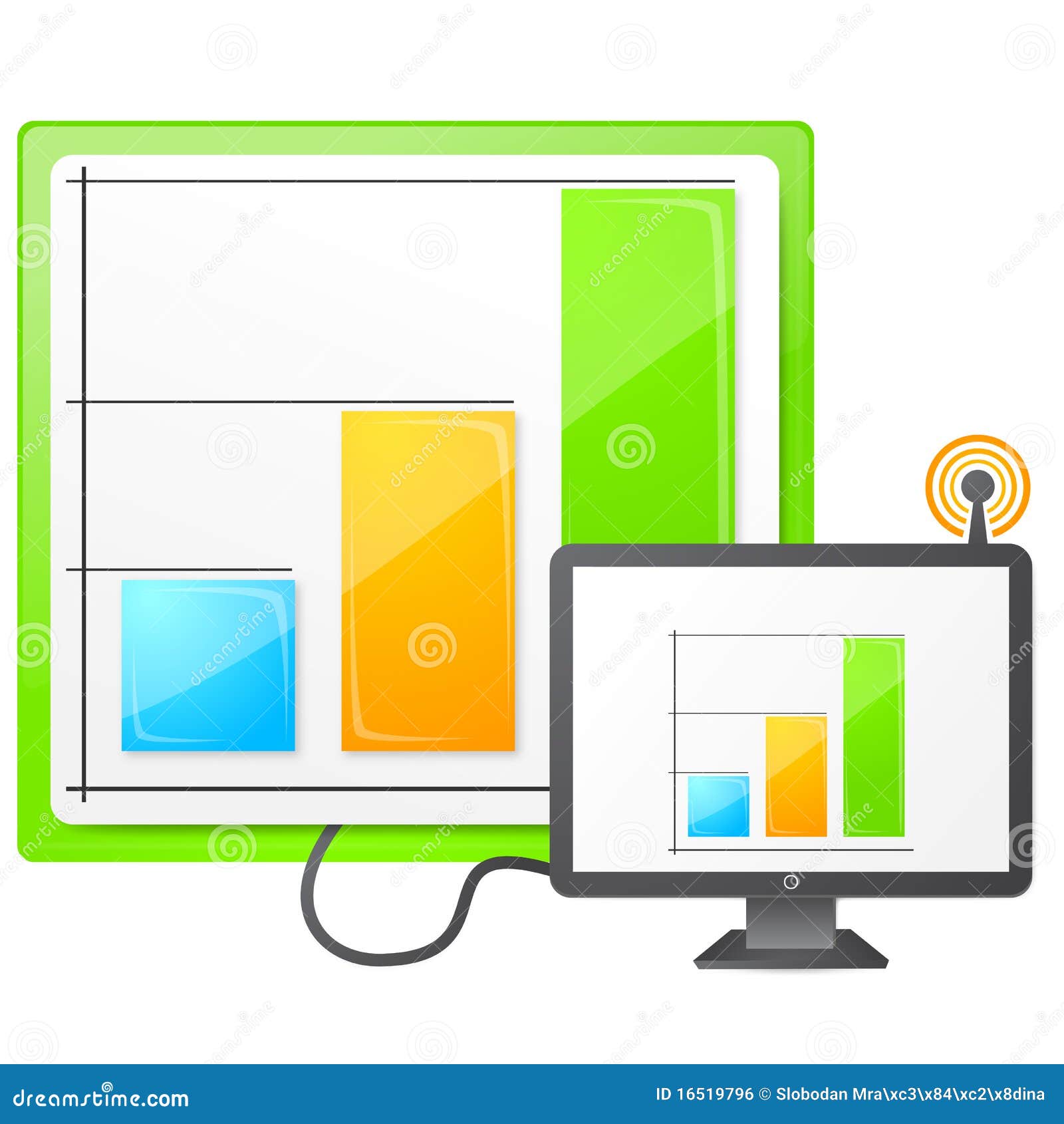 Live data icon stock illustration. Illustration of communication - 16519796