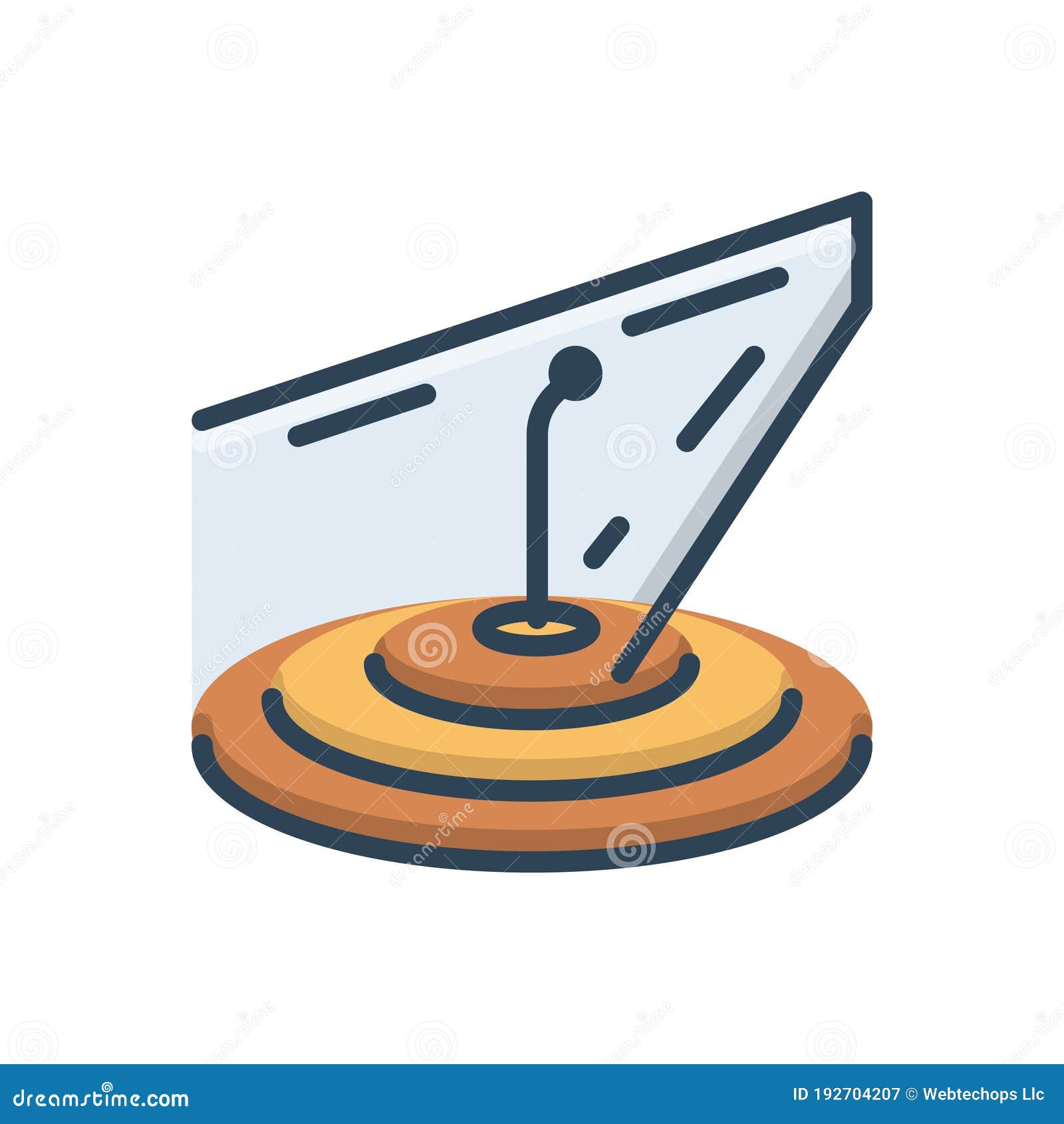 Color Illustration Icon for Live Events, Technology and Recording Stock ...