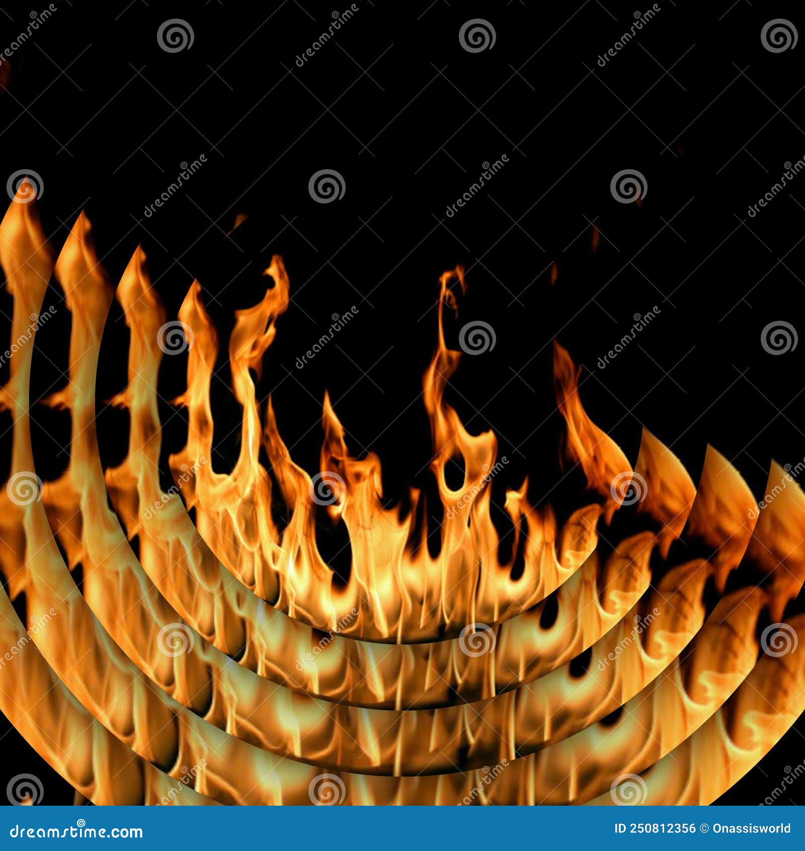 Live Flames. Fire Black Abstract Background Stock Photo - Image of ...