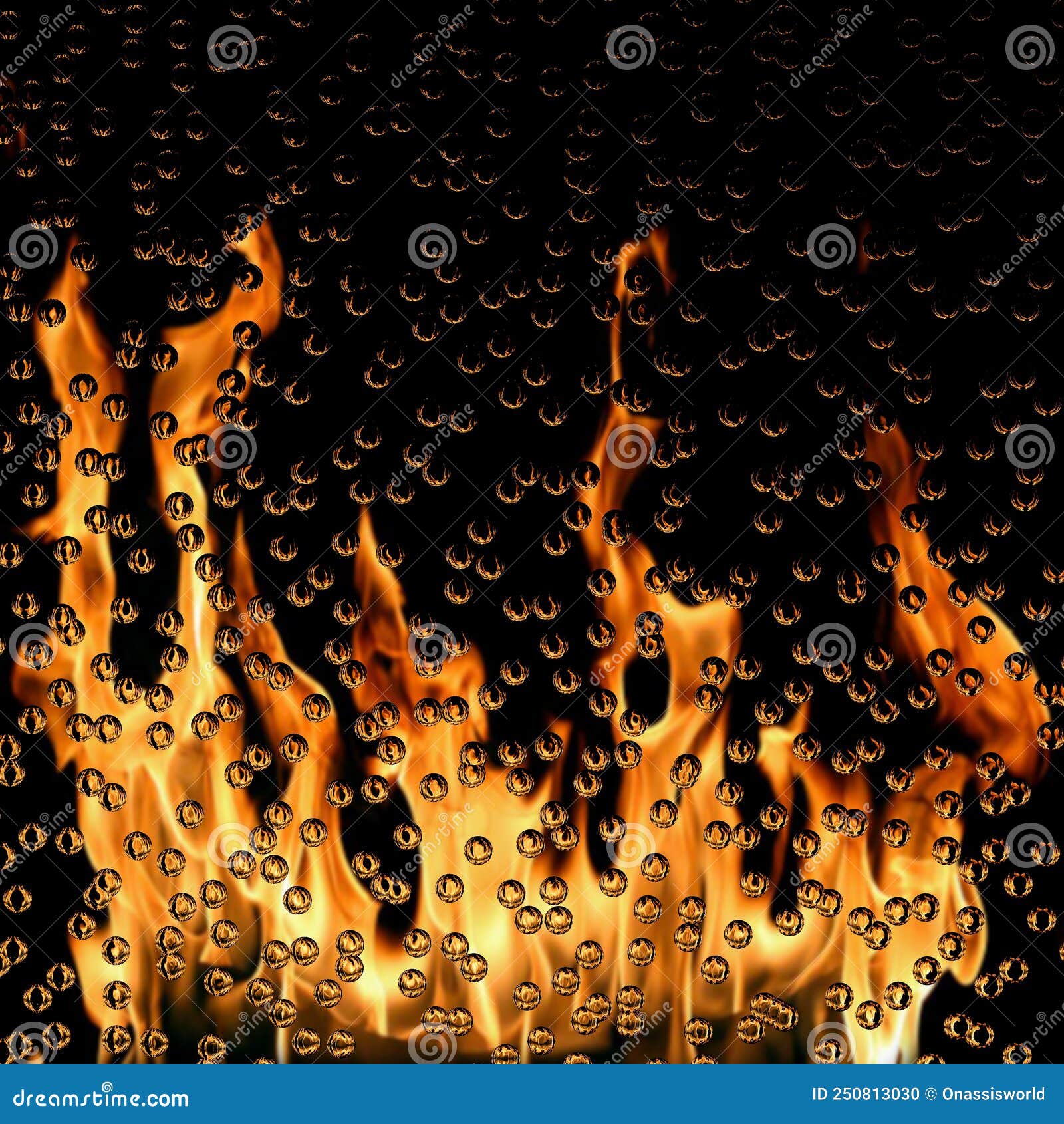 Live Flames. Fire Black Abstract Background Stock Photo - Image of fire ...