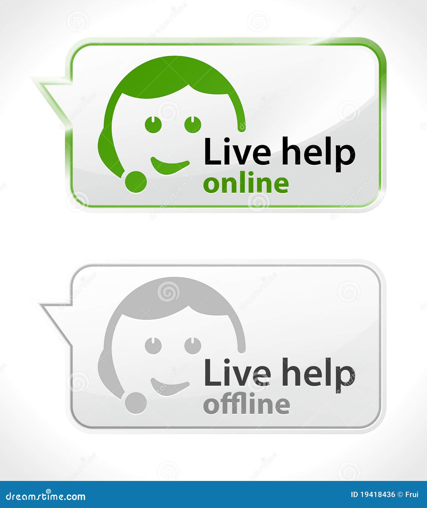 Live Help stock vector. Illustration of telephone, live - 19418436