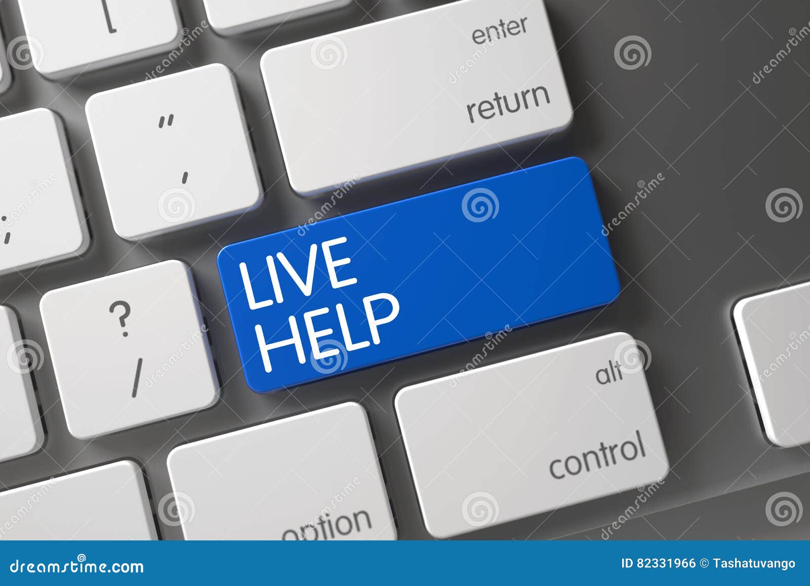 Live Help Key. 3D. stock illustration. Illustration of answer - 82331966