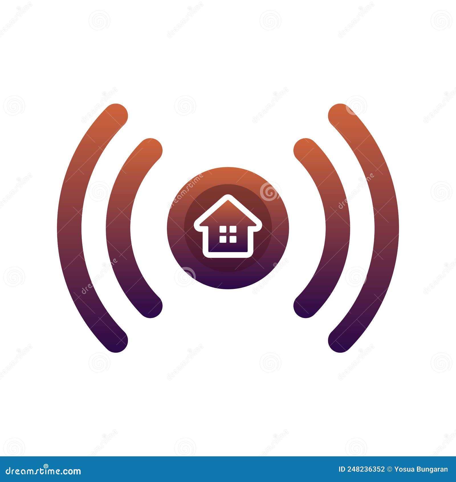 Live Home Logo Gradient Design Template Icon Stock Vector ...