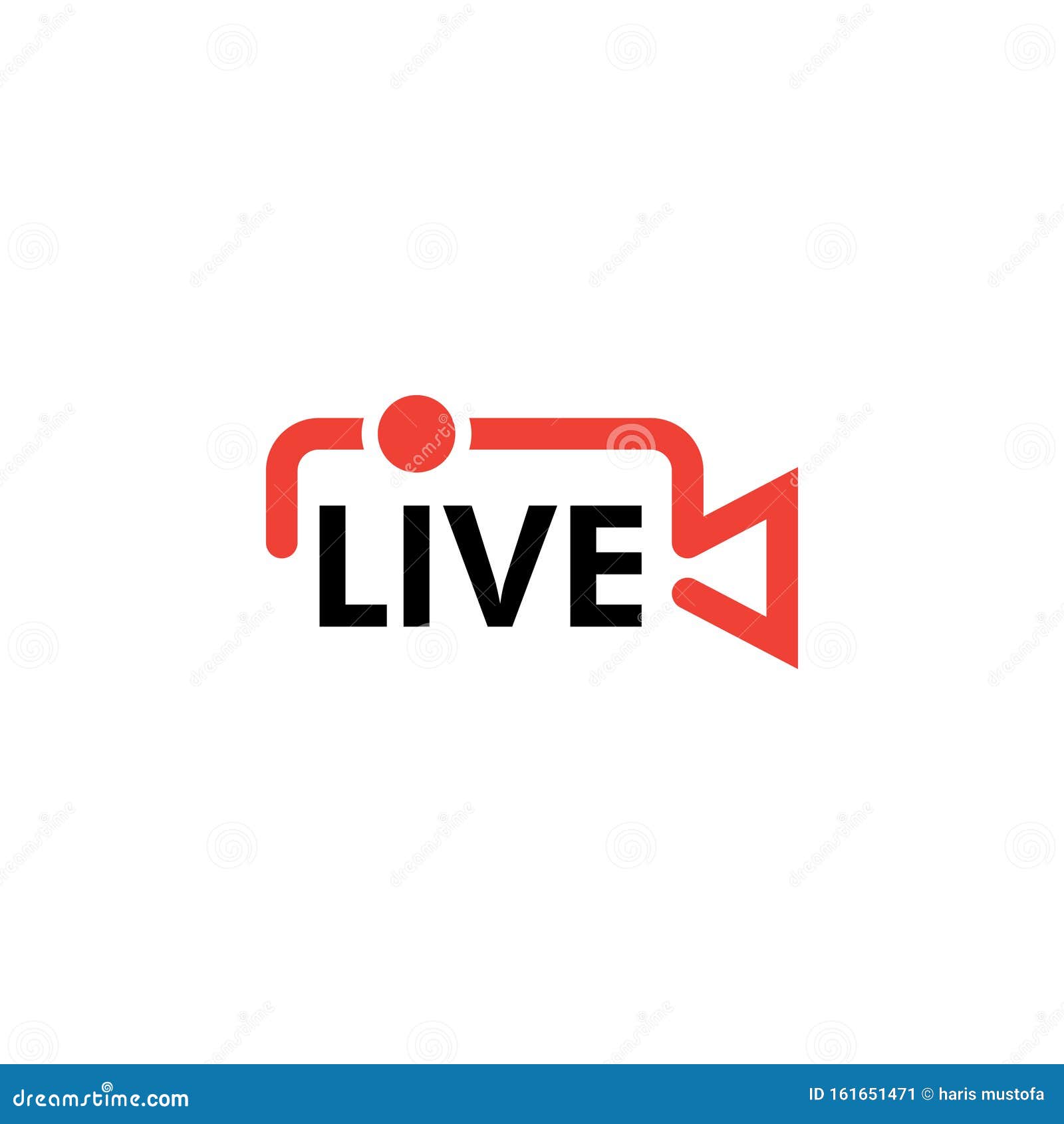 Live Icon Design Template Vector Isolated Illustration Stock Vector ...