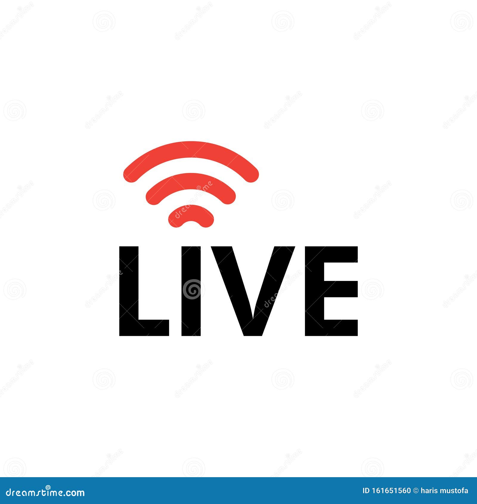 Live Icon Design Template Vector Isolated Illustration Stock Vector ...