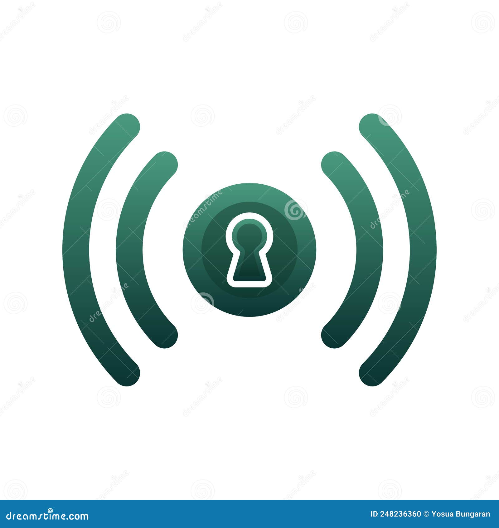 Live Keyhole Logo Gradient Design Template Icon Stock Vector ...