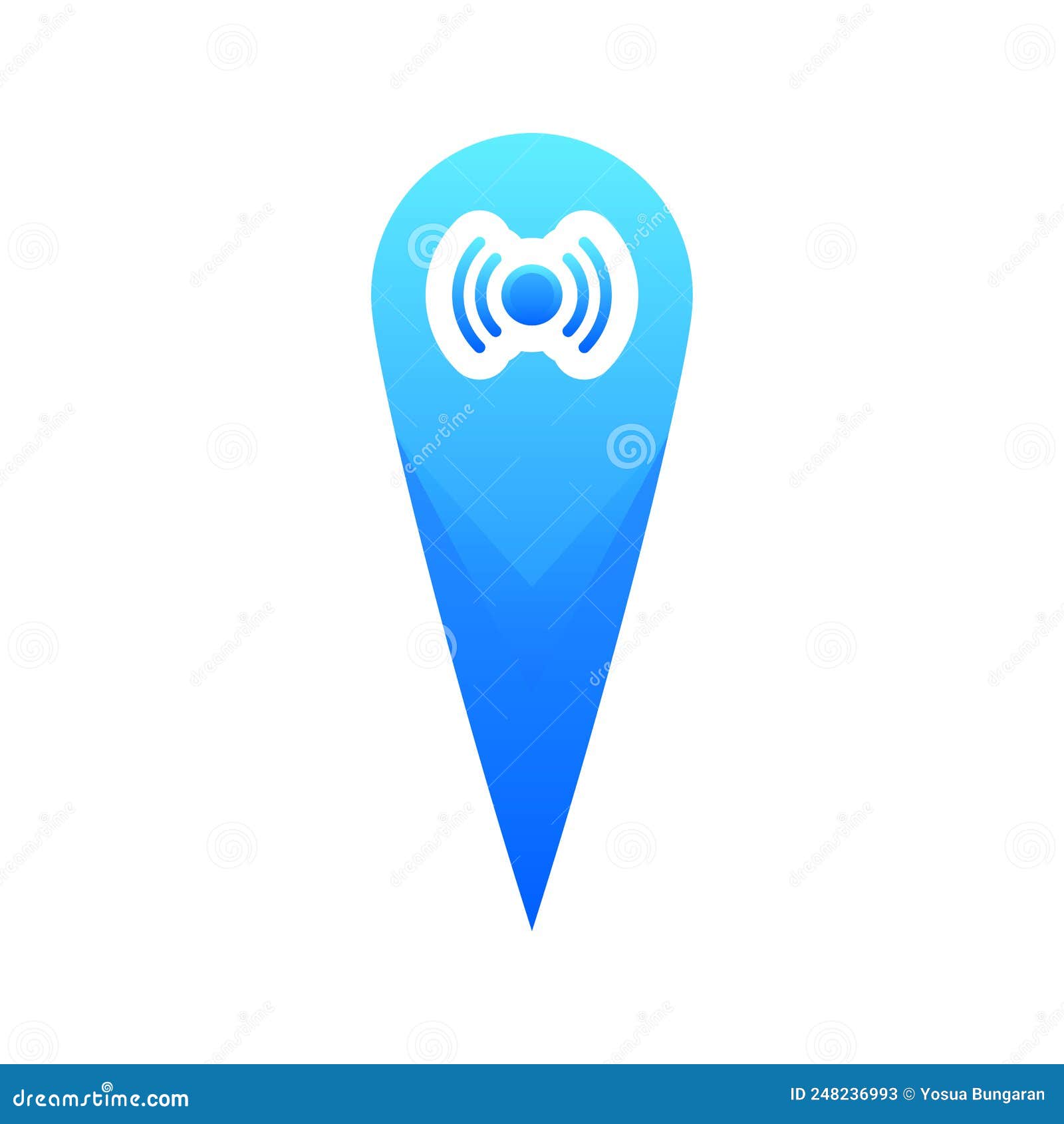 Live Location Logo Gradient Design Template Icon Stock Vector ...