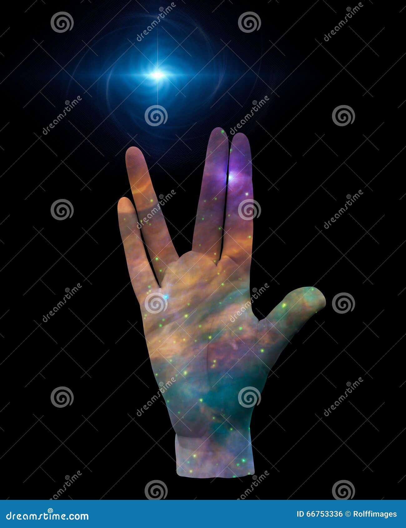 Live Long Hand Sign - Vector Royalty-Free Cartoon | CartoonDealer.com ...