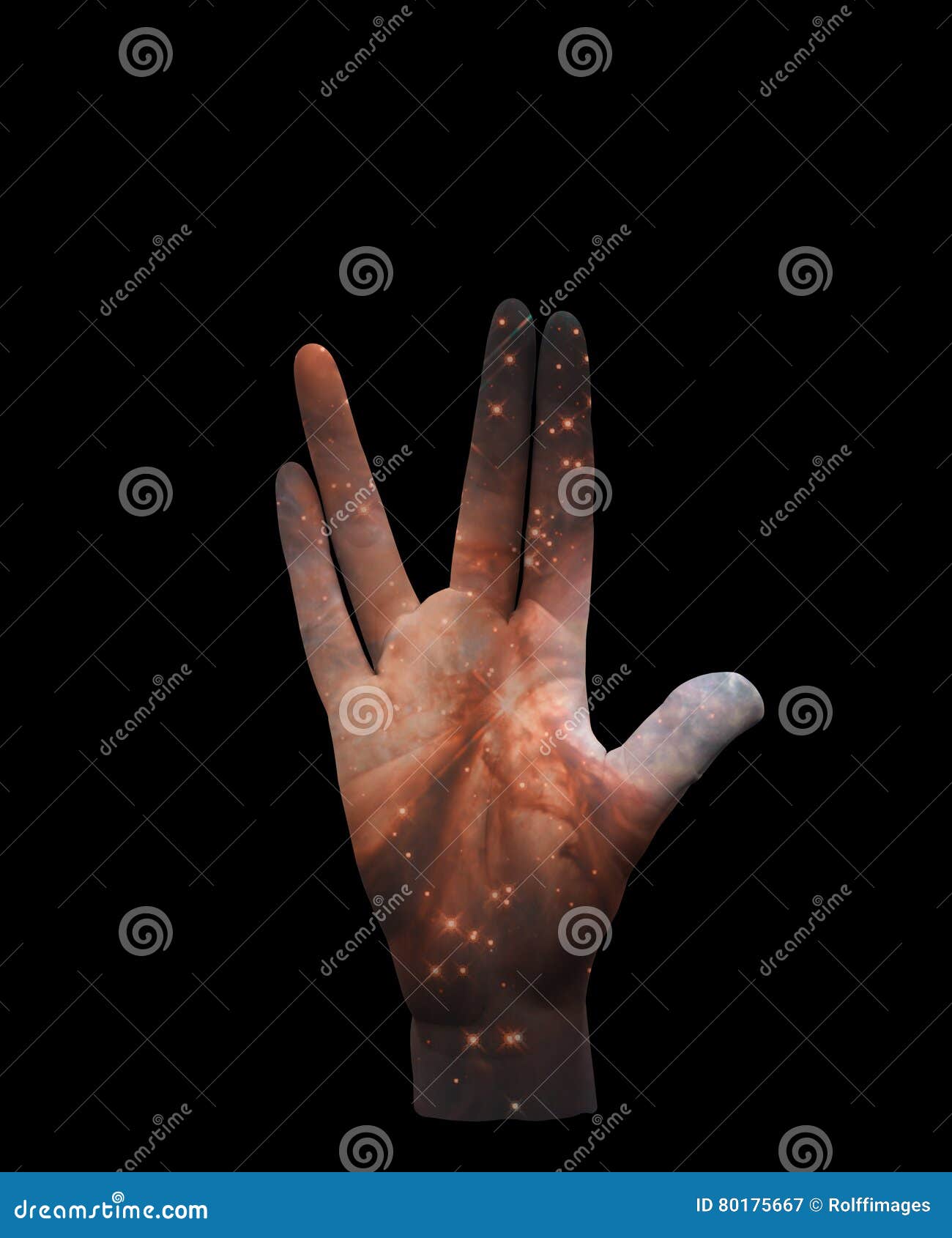 Live Long Hand Sign - Vector Royalty-Free Cartoon | CartoonDealer.com ...