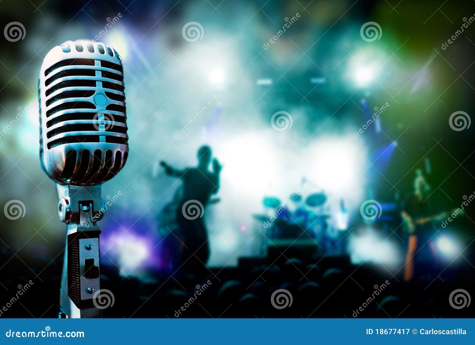 Live music stock image. Image of concert, equipment, audience - 18677417