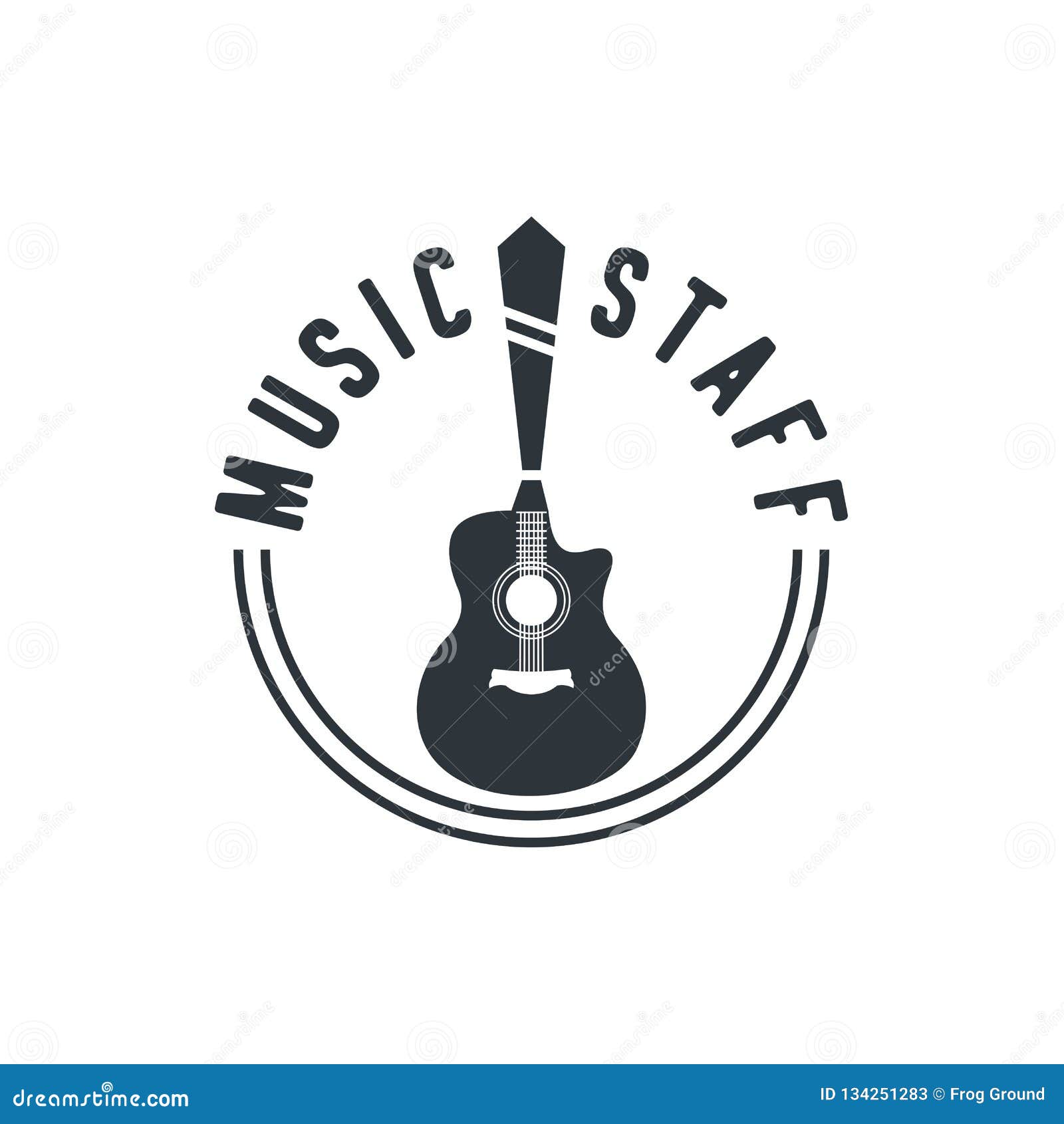 Live Music and Acoustic Logo Design Vector Illustration Stock ...