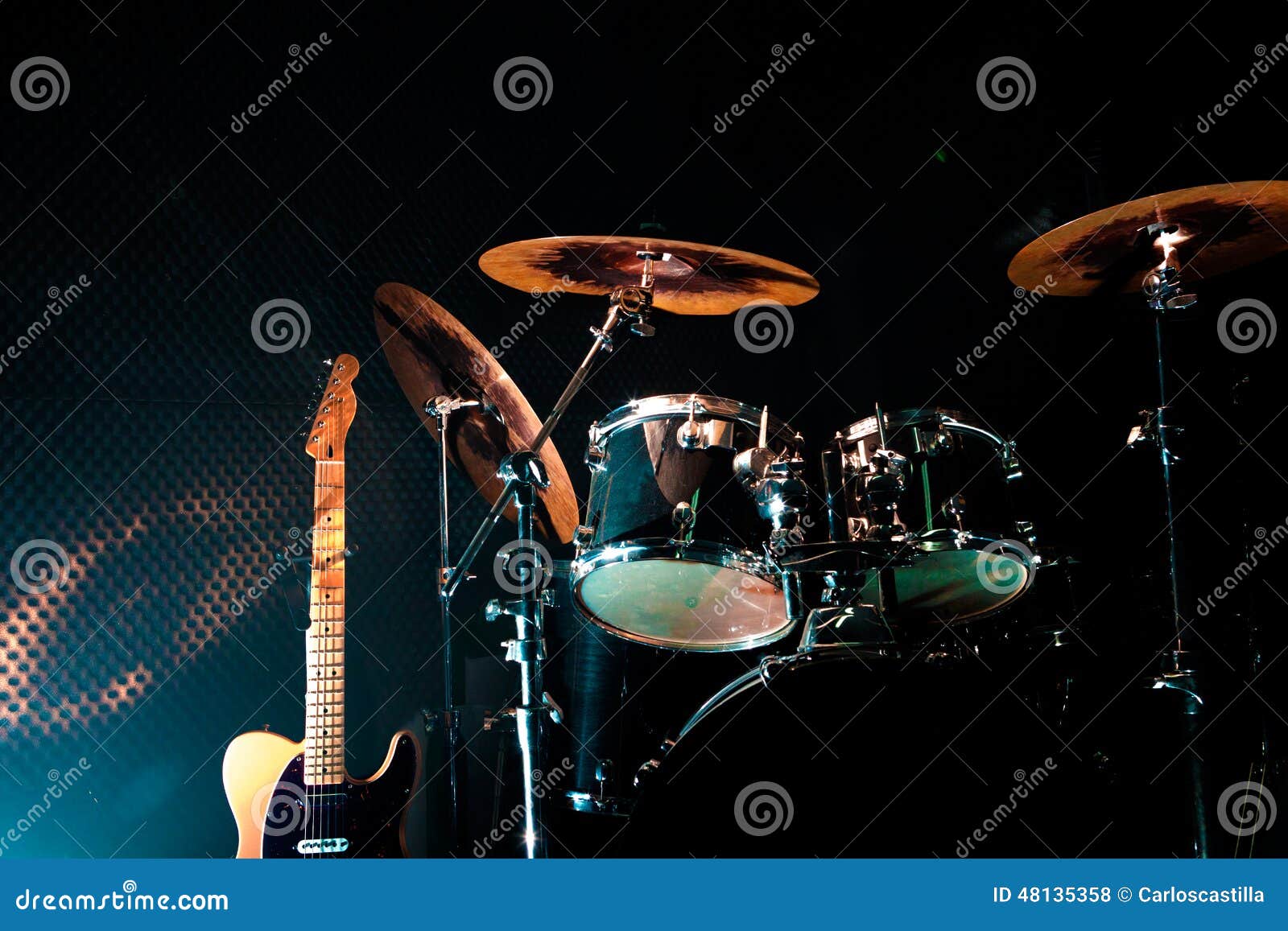 Live music and instruments stock photo. Image of instruments - 48135358