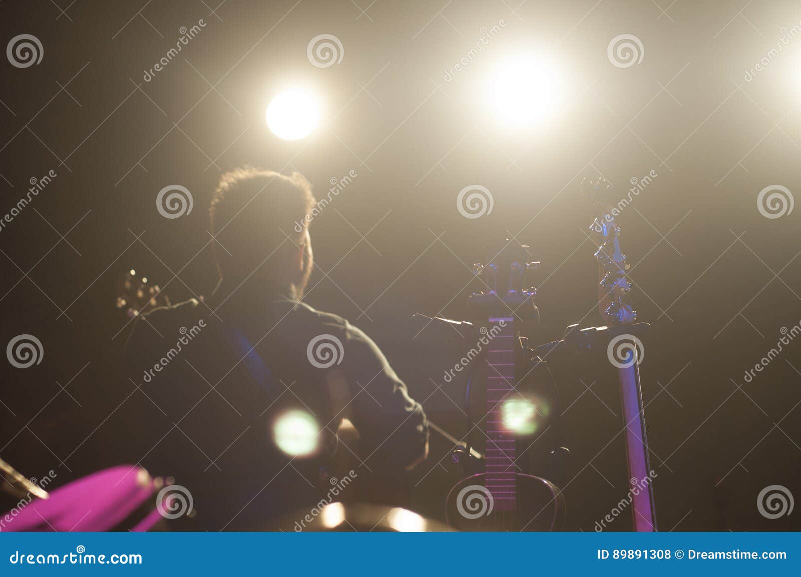 Live music editorial stock photo. Image of guitar, lights - 89891308