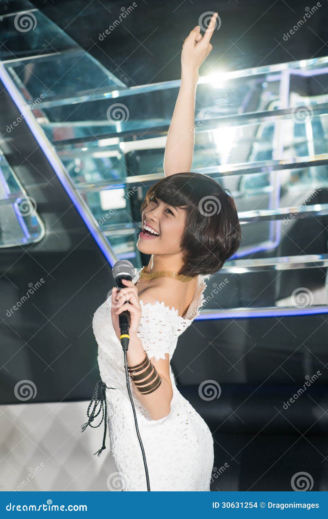 Live performance stock photo. Image of cheerful, diva - 30631254