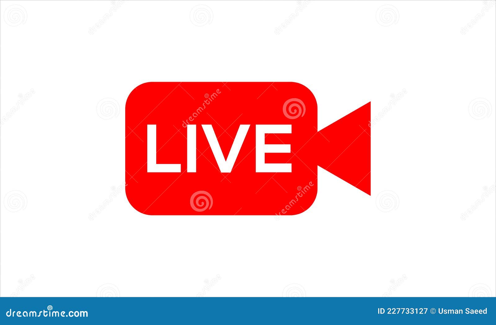 Live-pictogram Live Streaming-teken Vector Grafisch Pictogram Live ...