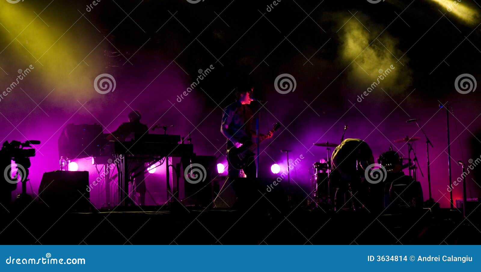Live rock concert stock photo. Image of rock, song, industrial - 3634814