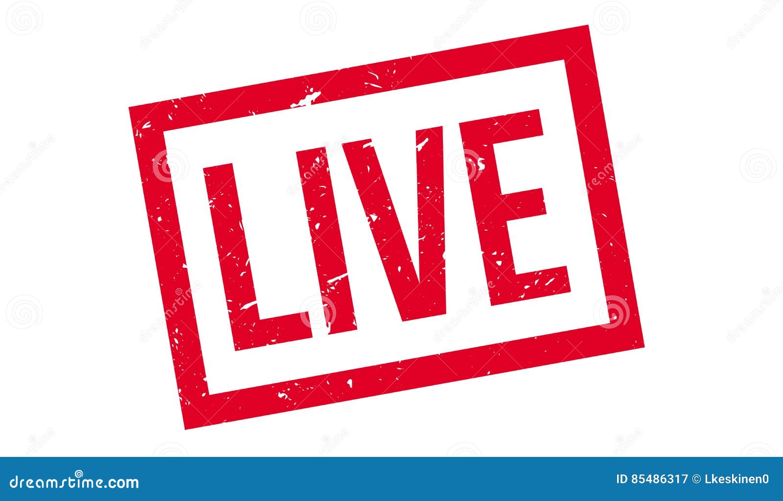 Live rubber stamp stock illustration. Illustration of mark - 85486317