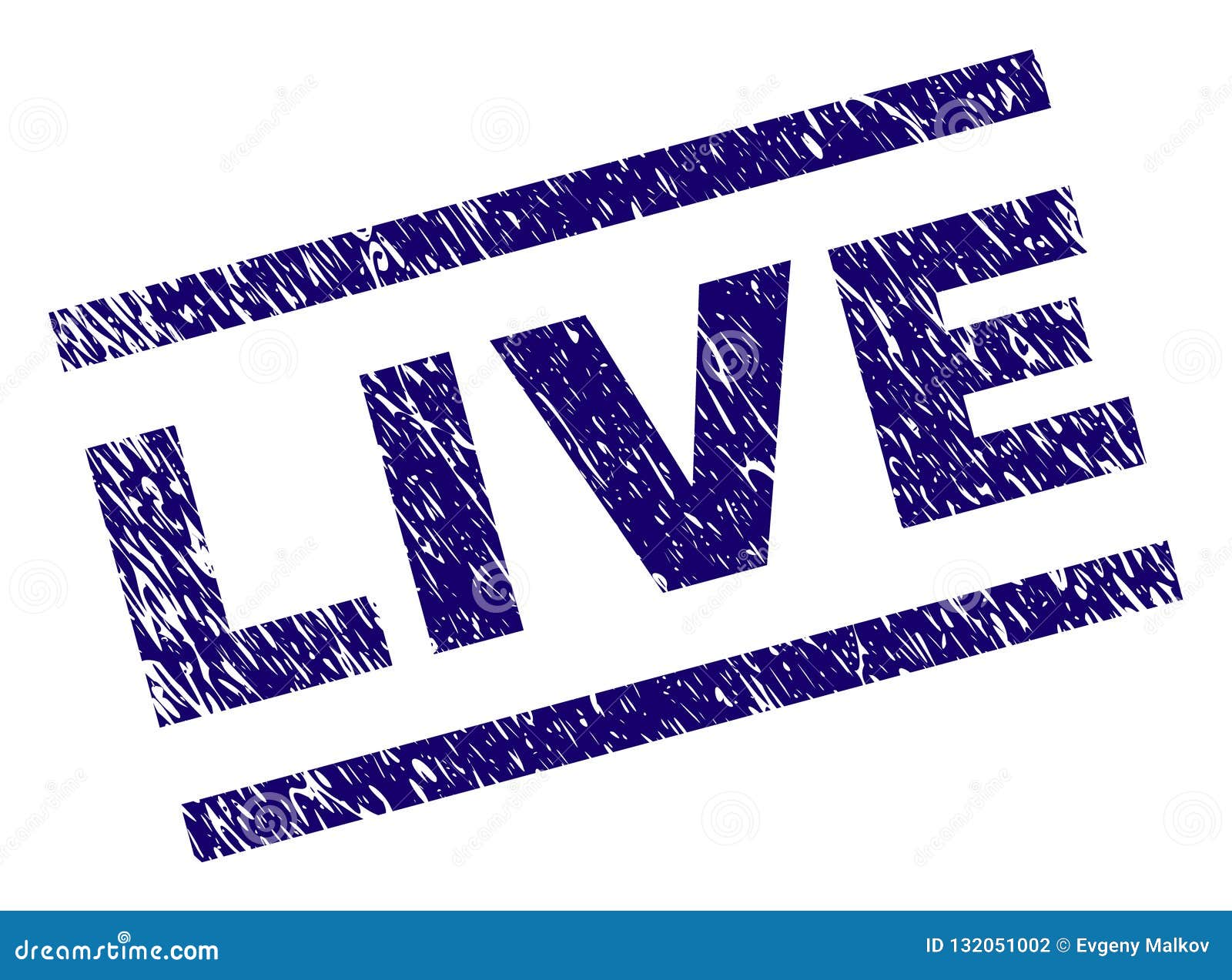 Grunge Textured LIVE Stamp Seal Stock Vector - Illustration of imprint ...
