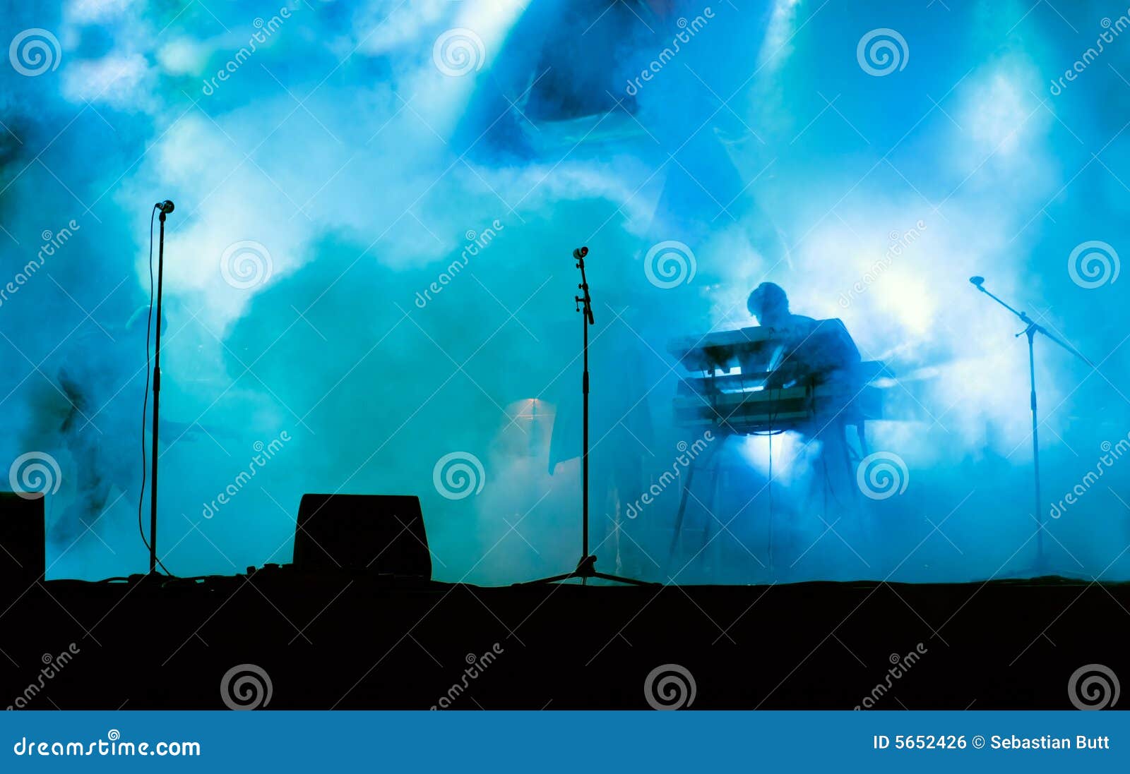 Live on Stage stock photo. Image of preparing, group, monitor - 5652426
