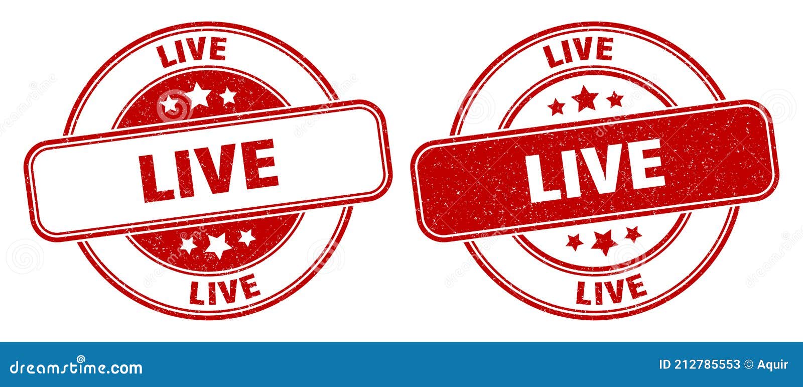 Live Stamp. Live Label. Round Grunge Sign Stock Vector - Illustration ...