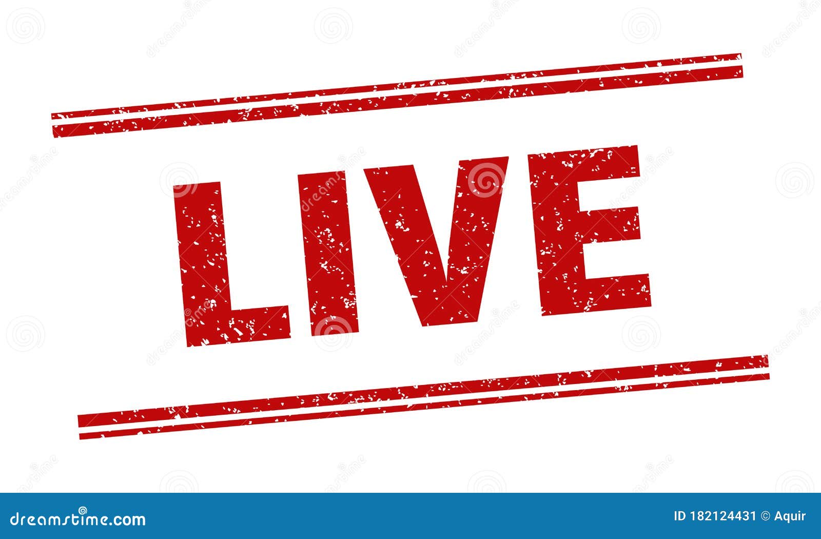 Live Stamp. Live Square Grunge Sign Stock Vector - Illustration of live ...