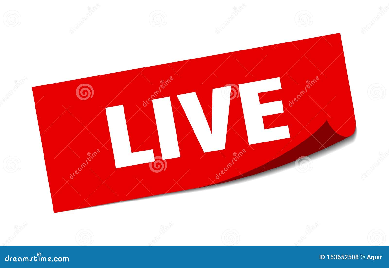 Live sticker. stock vector. Illustration of note, paper - 153652508