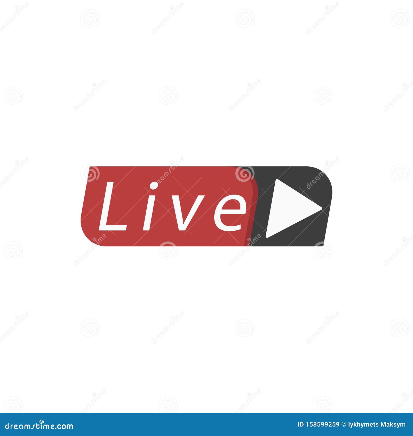 Live Stream Icon, Emblem, Logo Stock Illustration - Illustration of ...