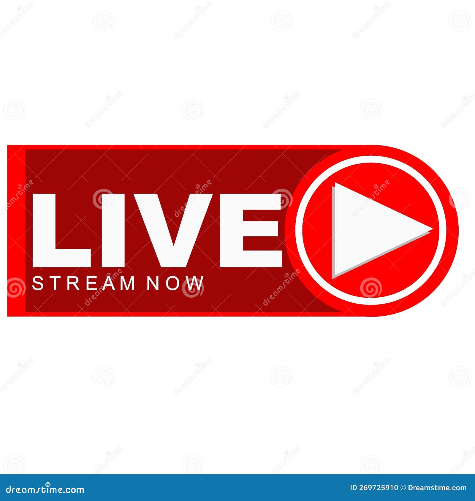 Live Stream Logo, YouTube or Streaming Stock Photo - Image of logo ...