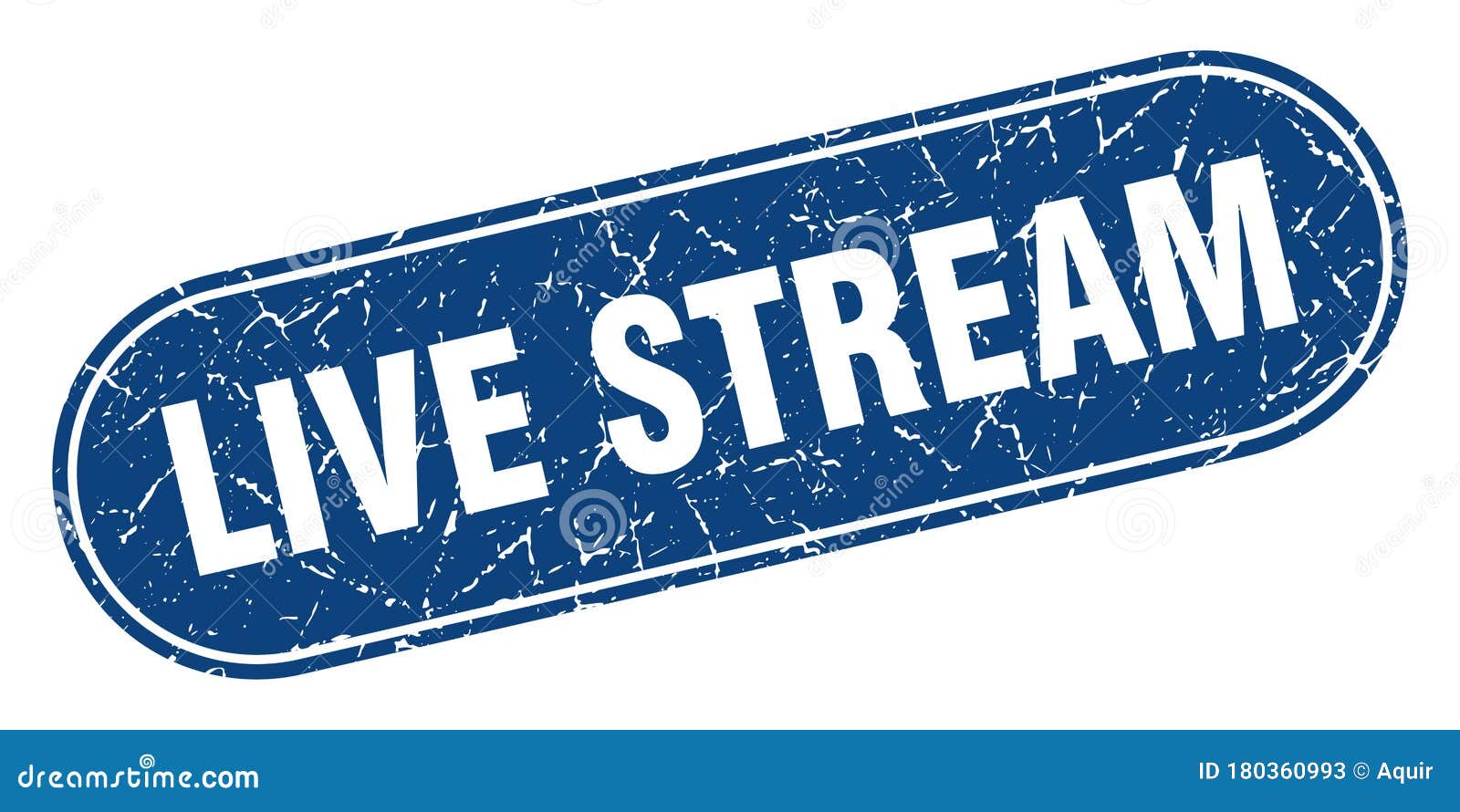 Live Stream Sign. Live Stream Grunge Stamp Stock Vector - Illustration ...