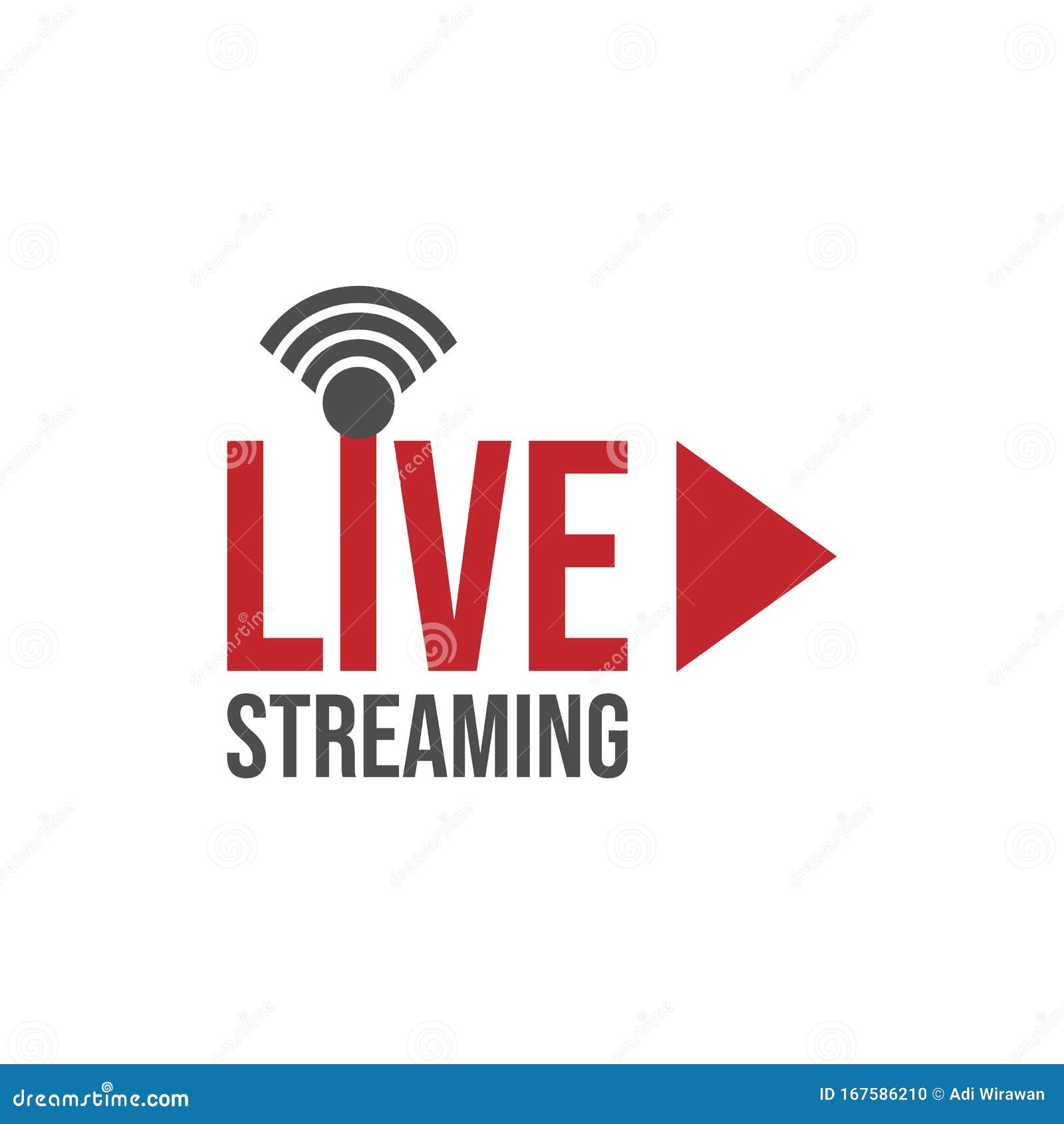Live Stream Tv Logo Icon Vector Stock Vector - Illustration of flat ...