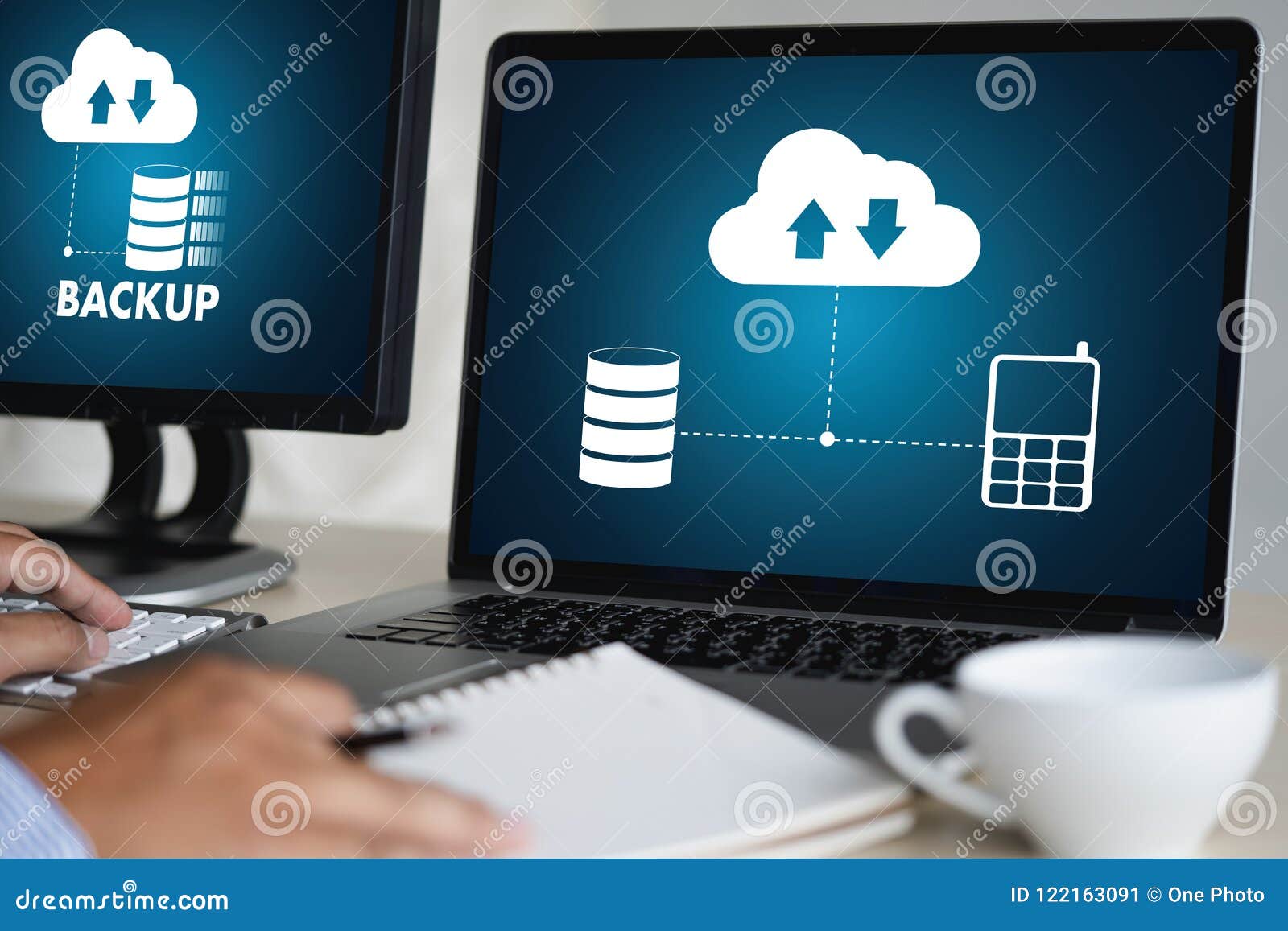 LIVE STREAMING Backup Download Computing Digital Data Transferring ...