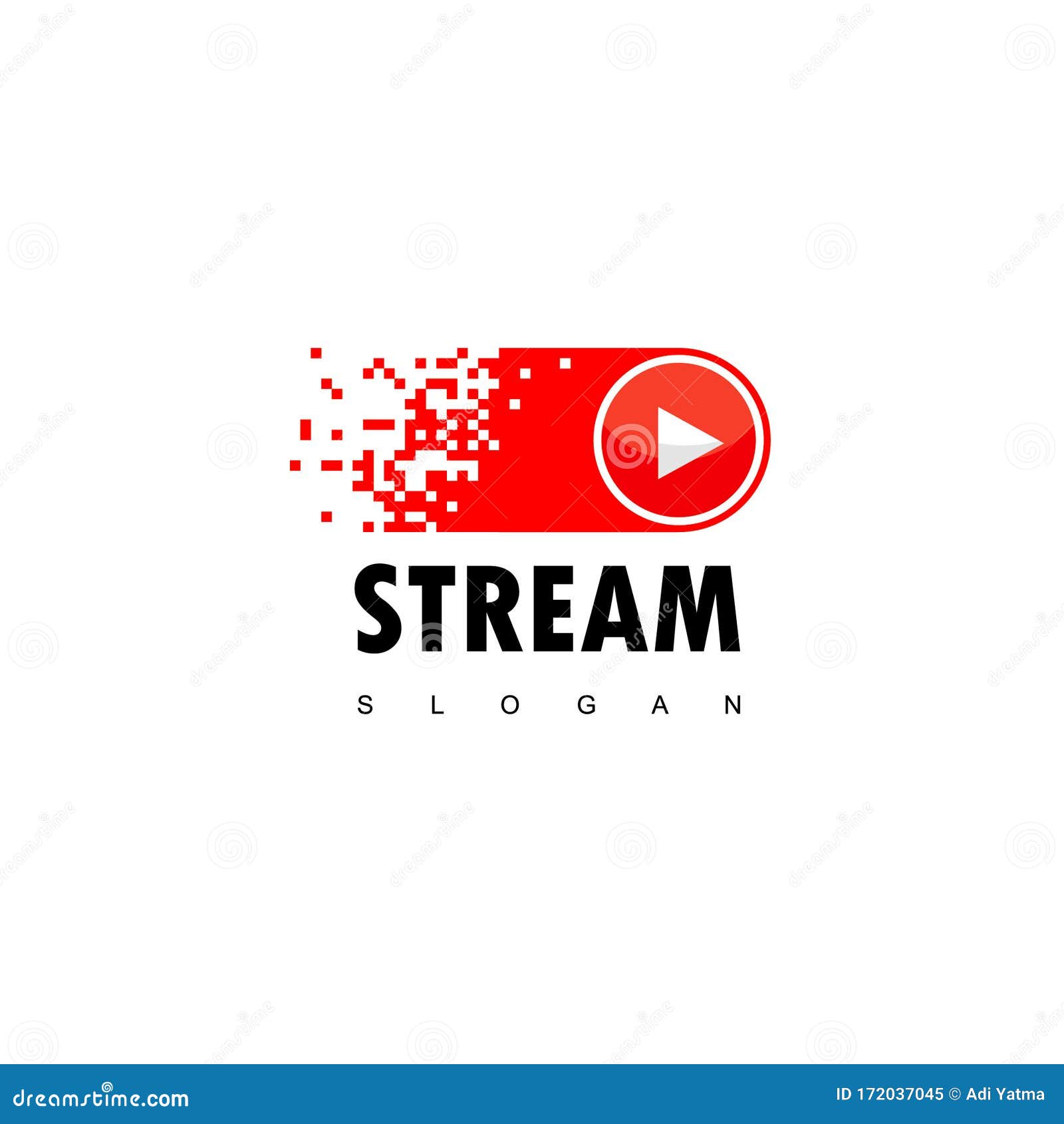Live Streaming Logo Design Vector Stock Vector - Illustration of play ...