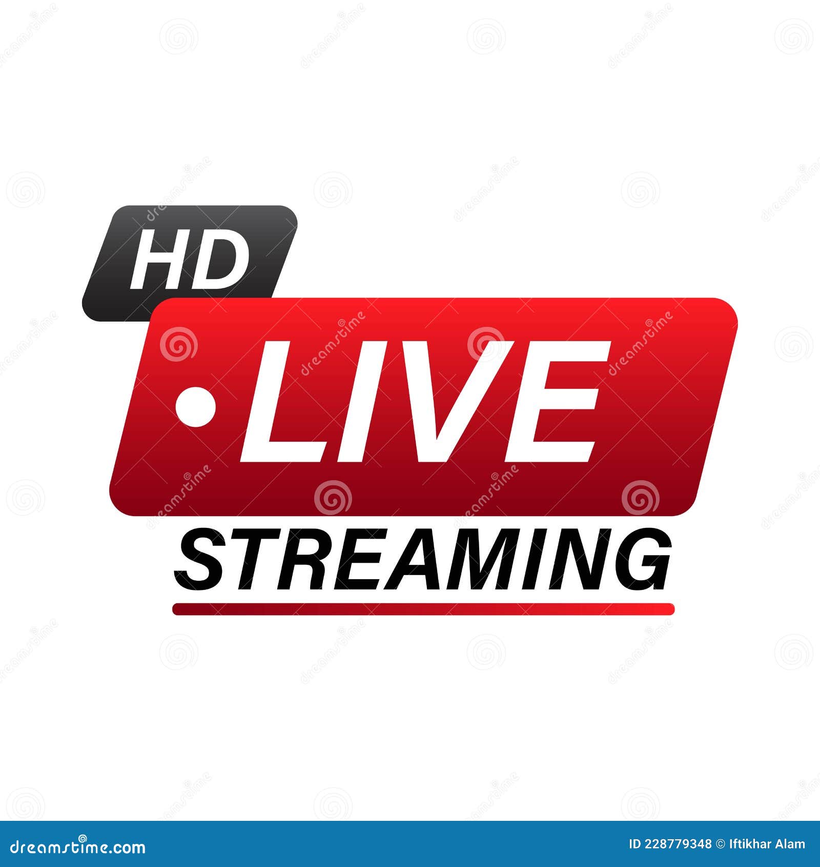 Live Streaming Icon Design for the Broadcast System. Live Streaming ...