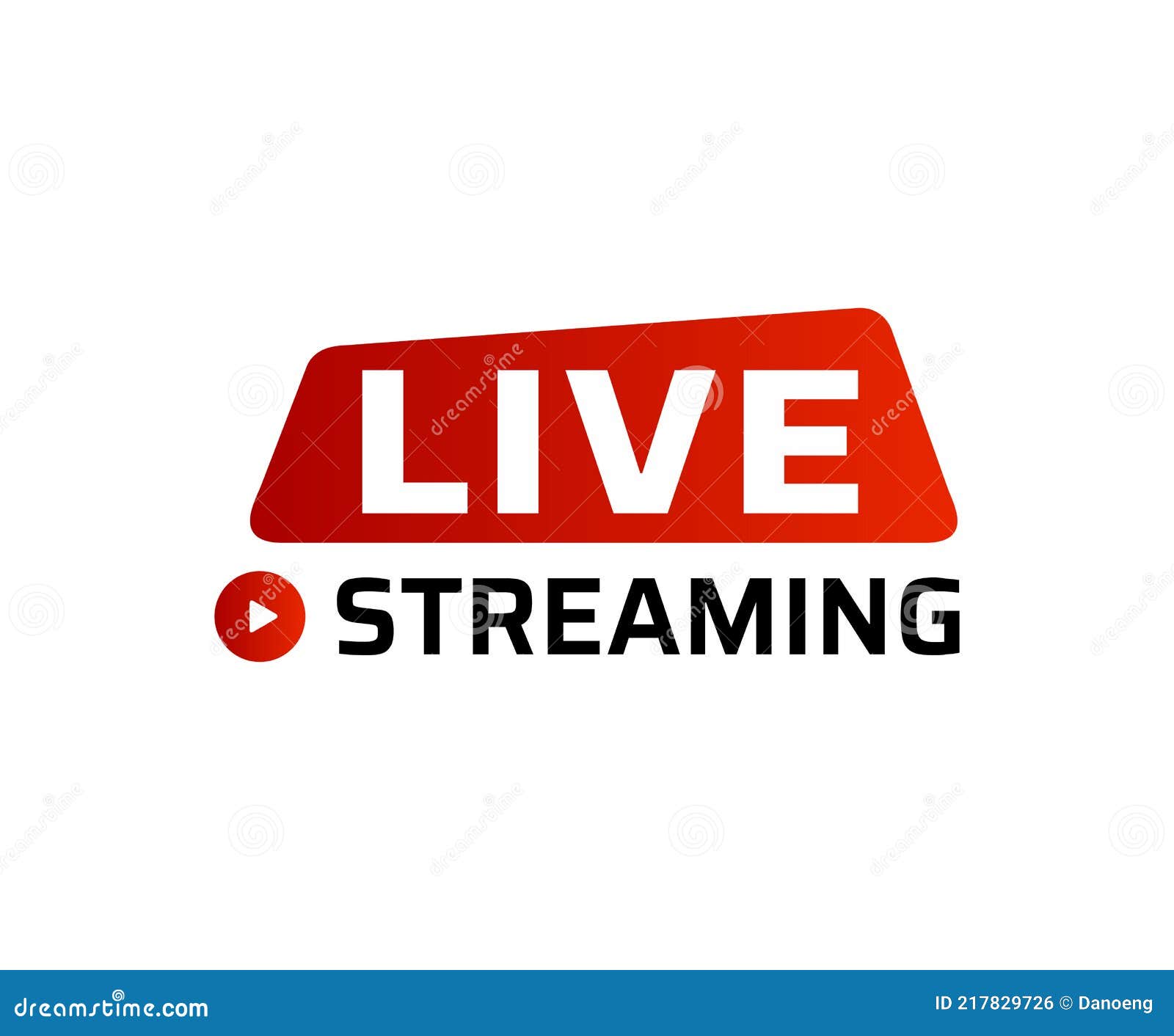 Live Streaming Icon. Sticker for Broadcasting, Livestream or Online ...