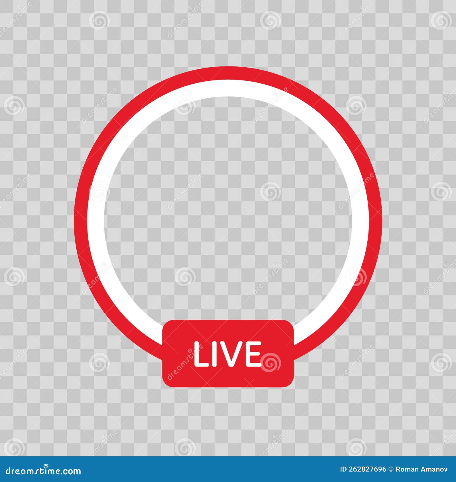 Live Streaming Symbols. stock vector. Illustration of live - 262827696