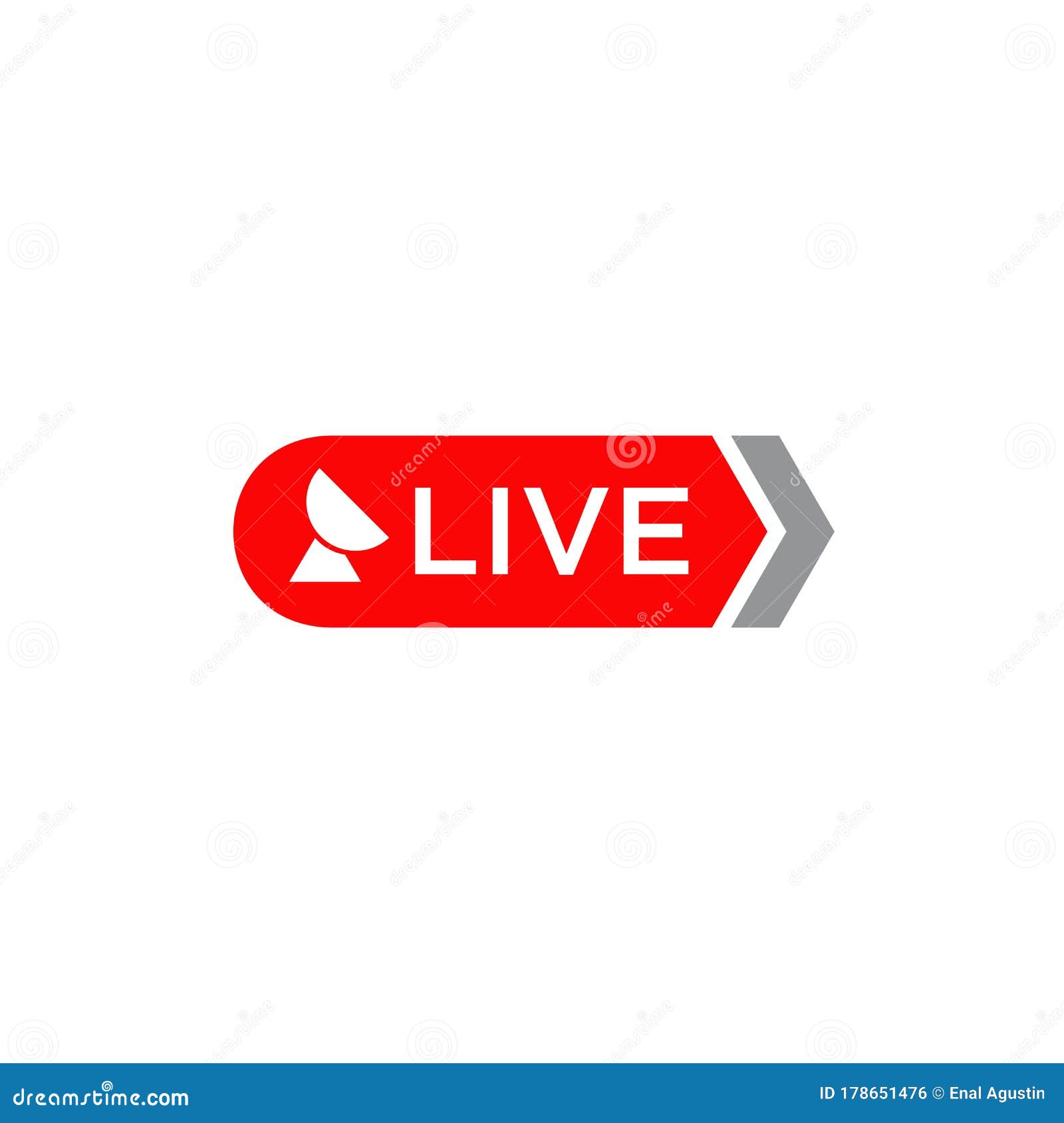 Live Streaming Text Logo Design Template Stock Vector - Illustration of ...