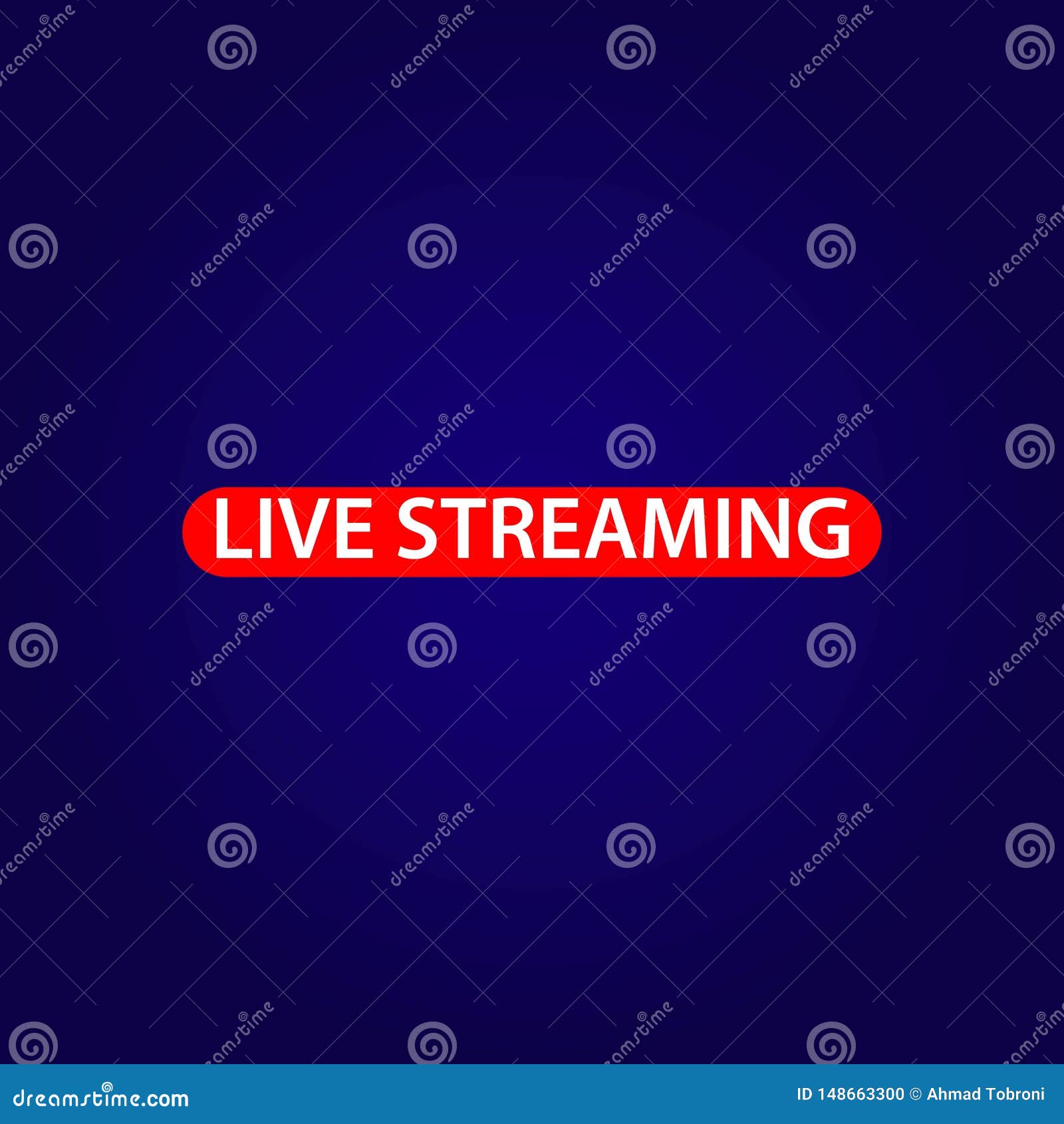 Live Streaming Vector Template Design Illustration Stock Vector ...