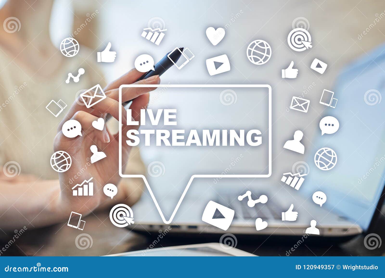 Live Streaming. Webcast. SMM. Media Marketing. Stock Image - Image of ... Live Streaming. Webcast. SMM. Media Marketing. Stock Image - Image of ...