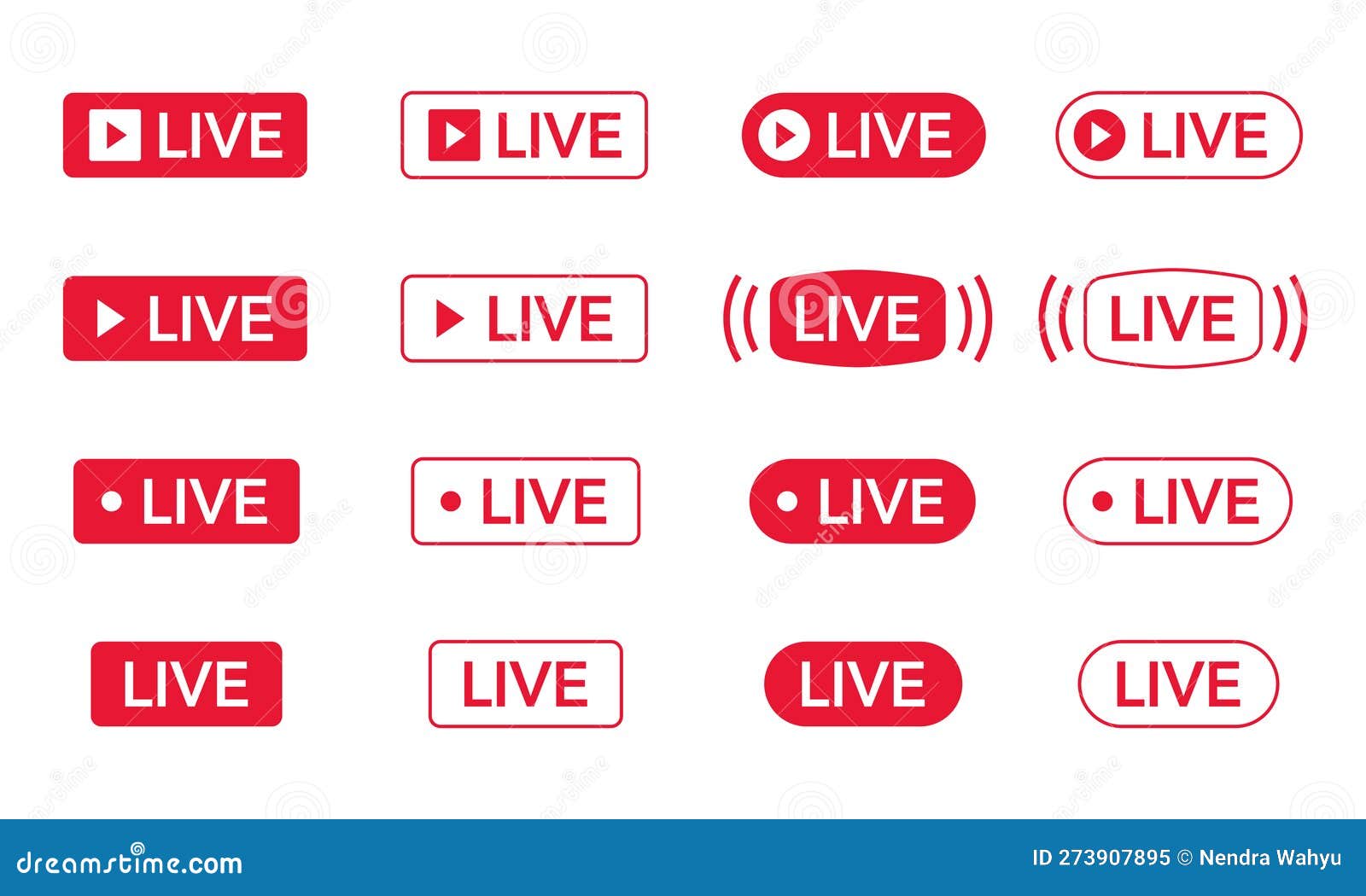 Live Streaming Sticker stock vector. Illustration of streamiong - 273907895