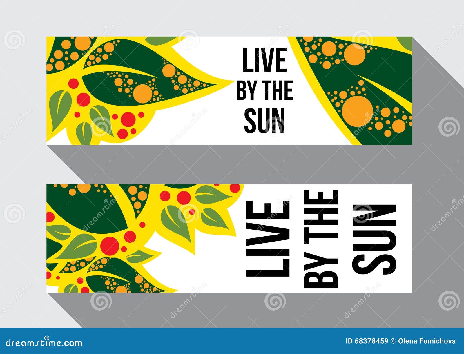 Live by the sun stock vector. Illustration of point, leaf - 68378459