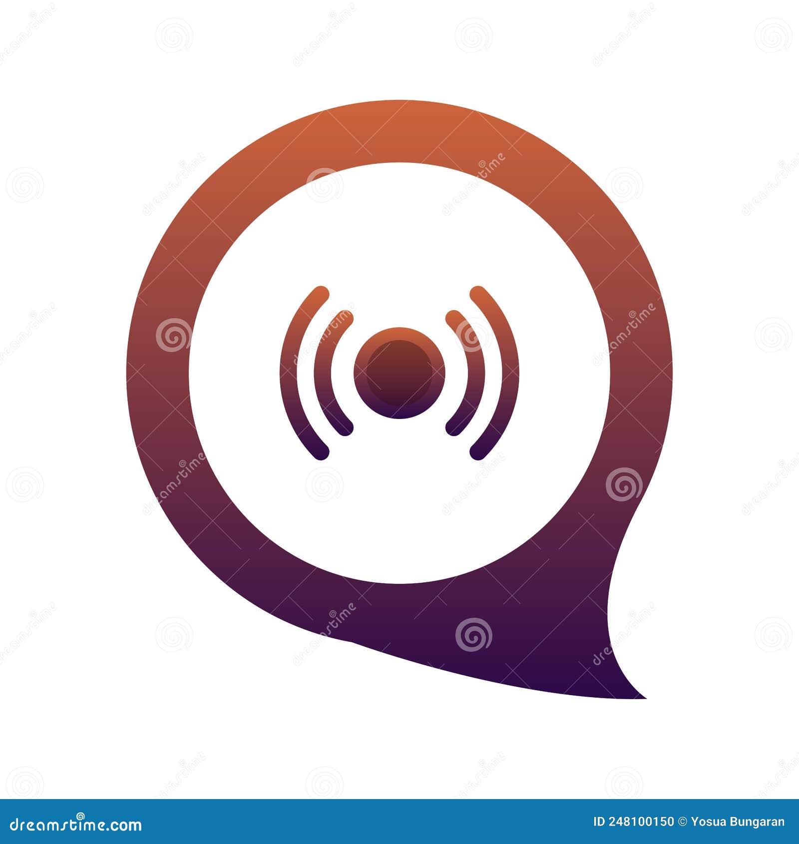 Live Talk Logo Gradient Design Template Icon Stock Vector ...