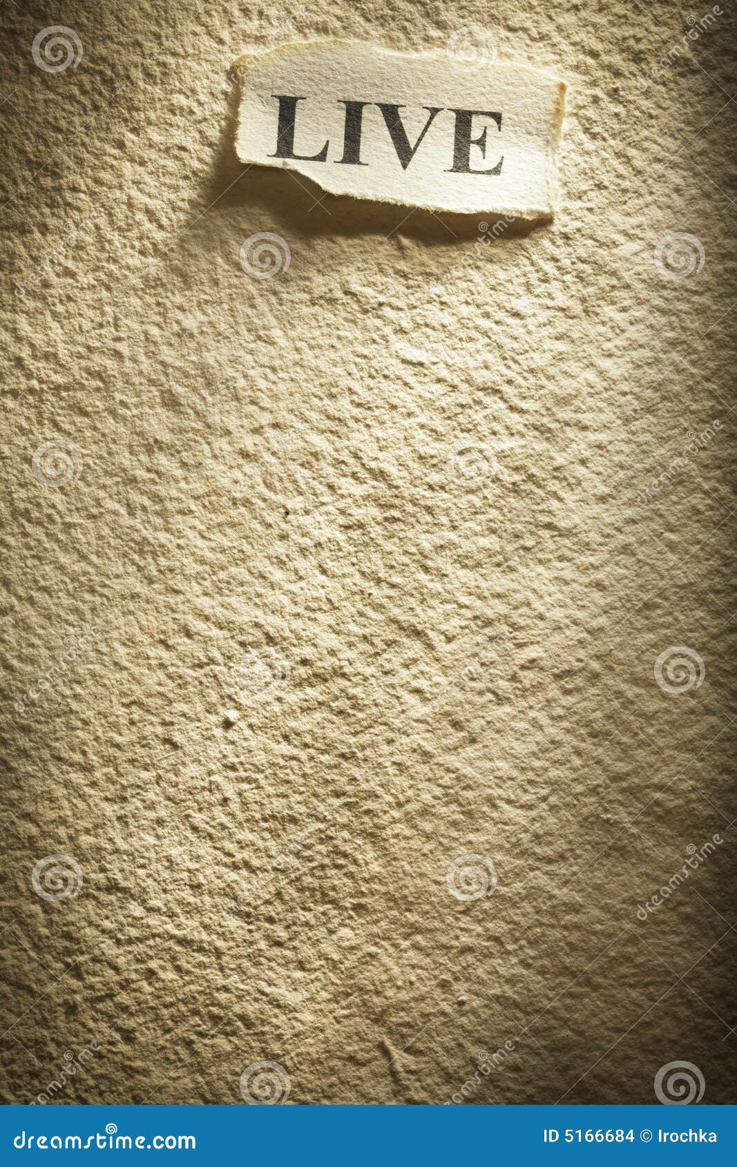 Live on textured paper stock photo. Image of grunge, live - 5166684