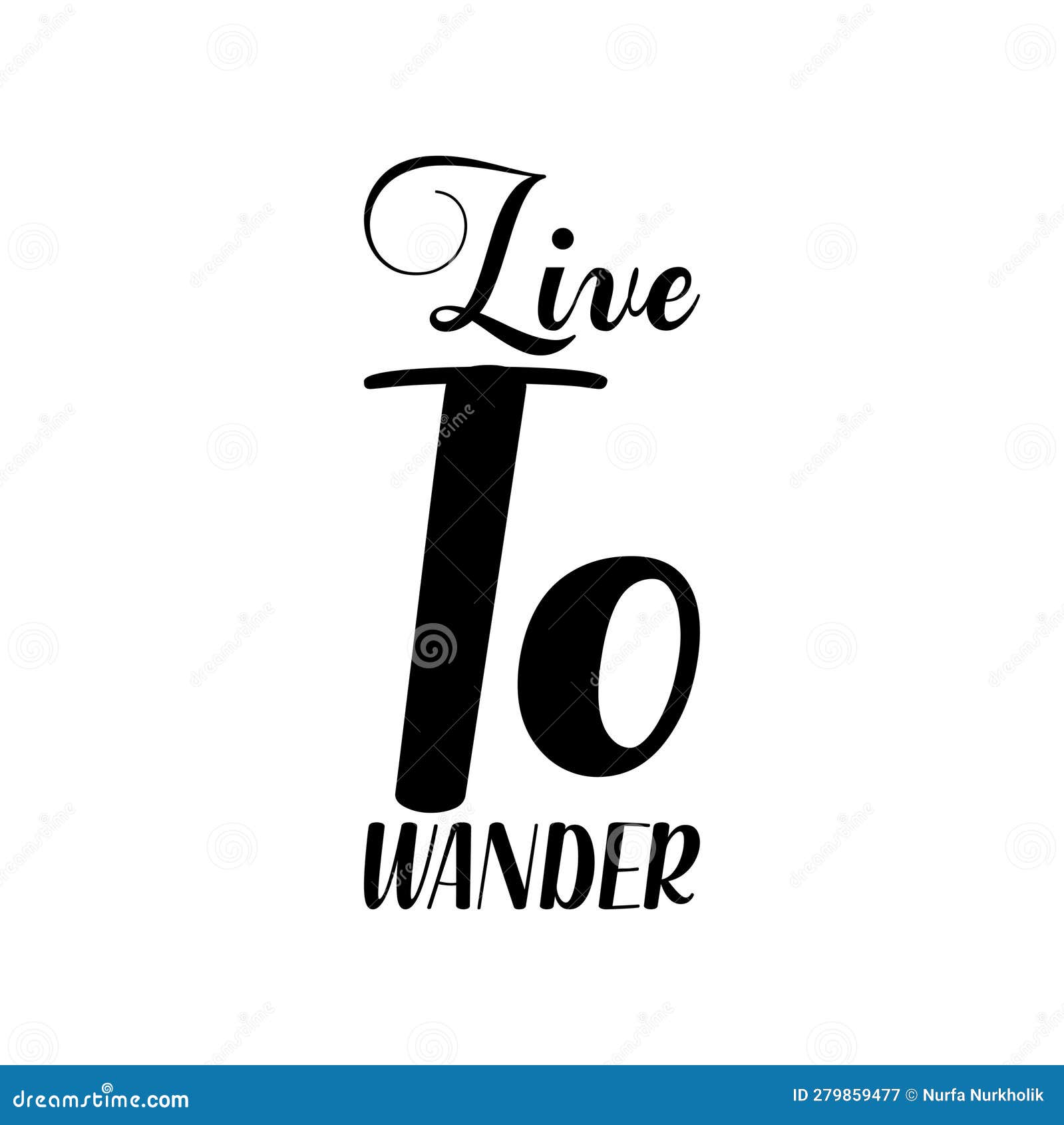 Live To Wander Quote On Background Royalty-Free Stock Photo ...