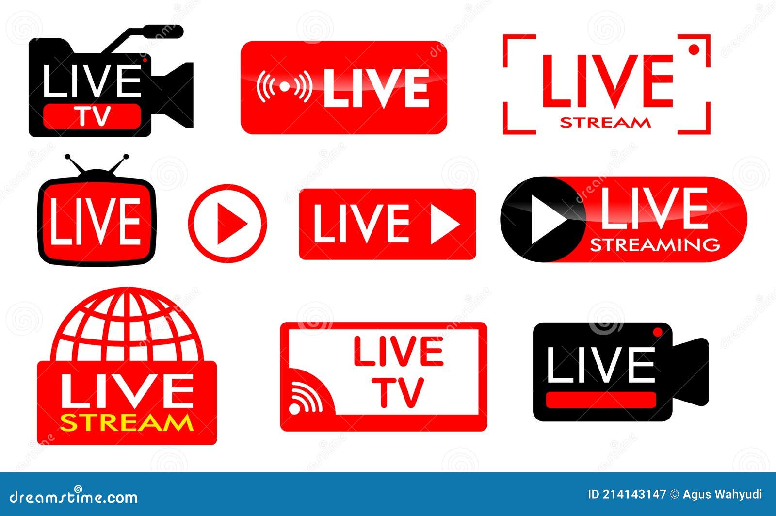 Streaming Icon. Trendy Flat Vector Streaming Icon On White Background ...