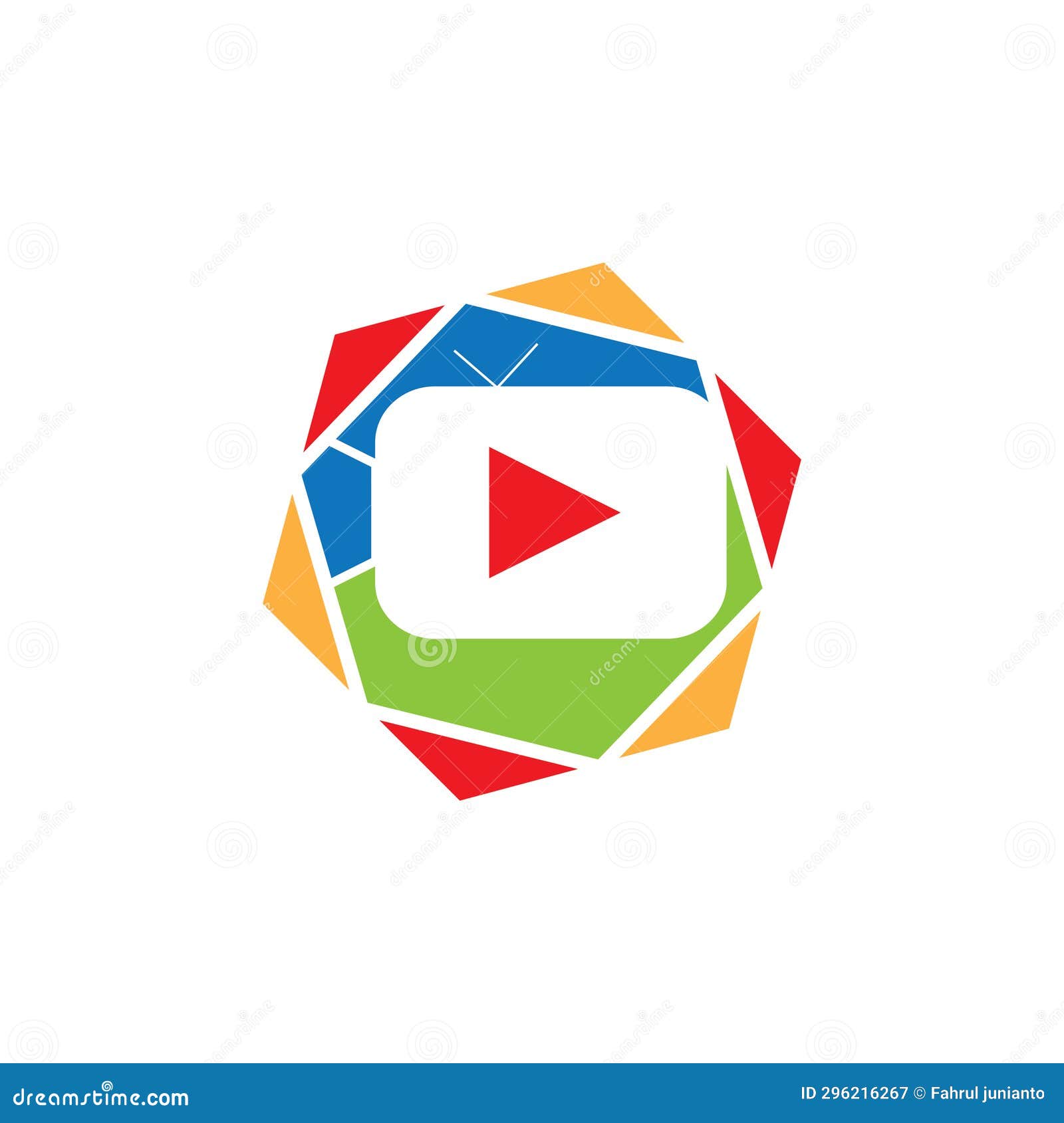 Live TV Streaming Logo Vector Template Illustration Stock Illustration ...